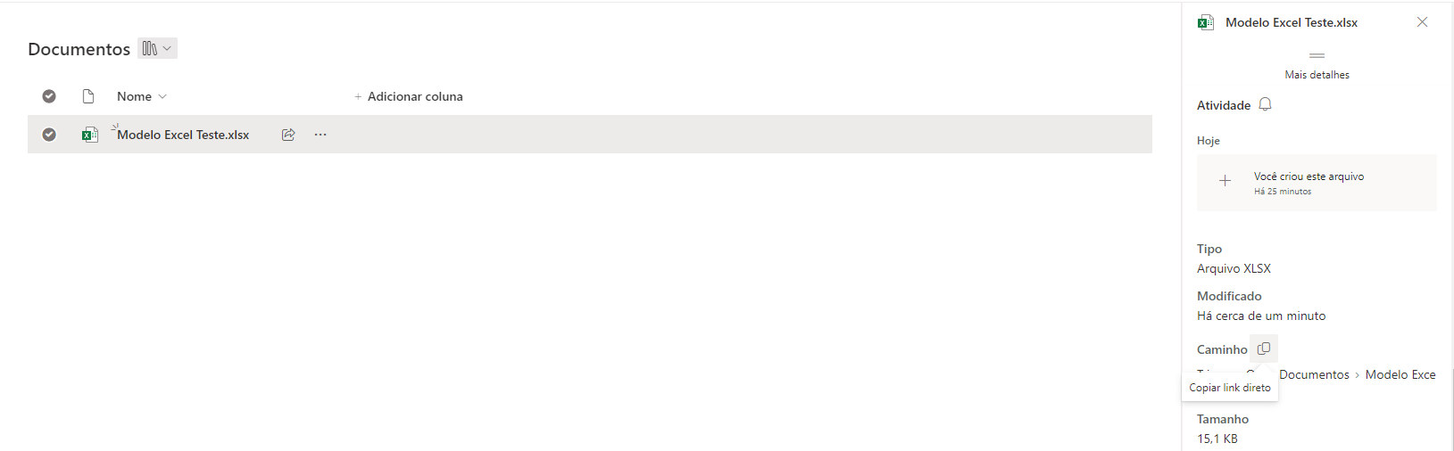 Power BI Desktop: Conectando-se a arquivos Excel no SharePoint